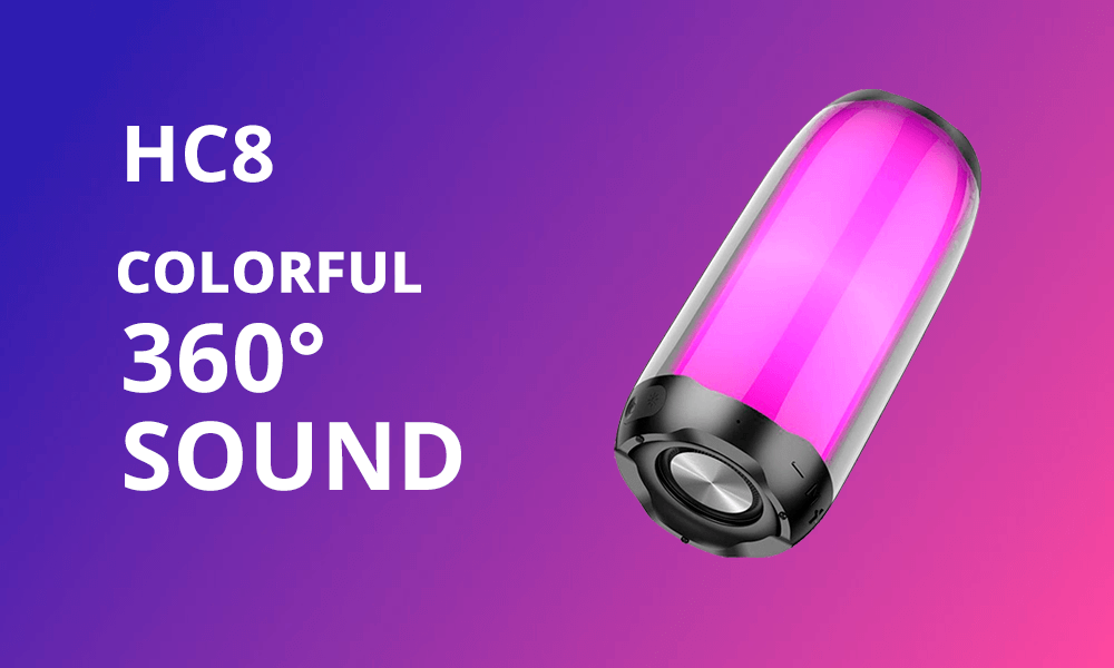 HOCO HC8 Dazzling Luminous Portable Speaker | Techpalli HOCO HC8 Dazzling Luminous Portable Speaker | Techpalli