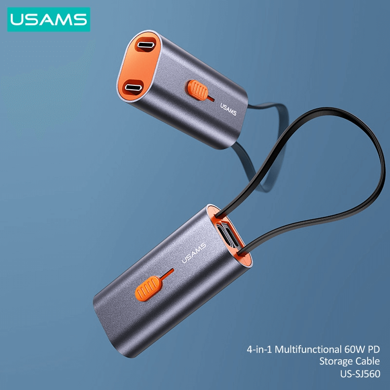 USAMS US-SJ560 4 IN 1 Multifunctional Cable – Techpalli